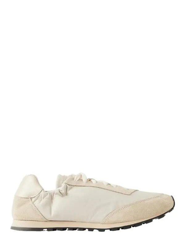 Le Monde Beryl Slim Runner Shell Sneakers - Ivory