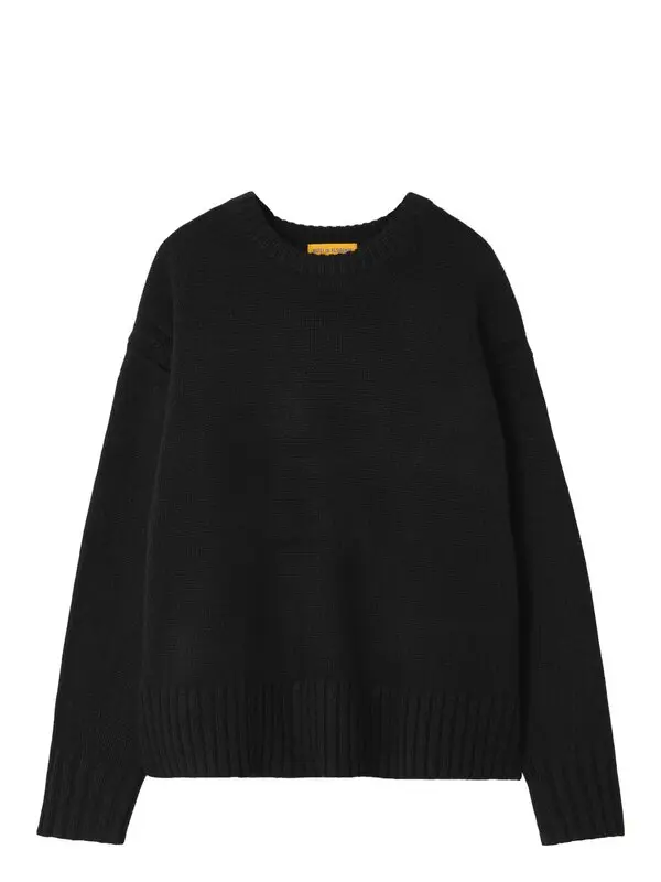 Guest In Residence Cashmere Relaxed Fit Sweater - Black