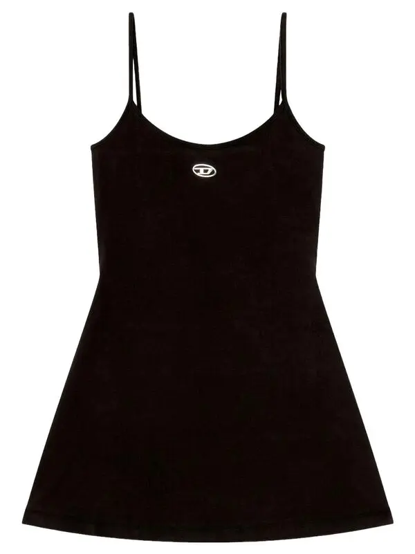 Diesel Organic Cotton Mini Dress - Black