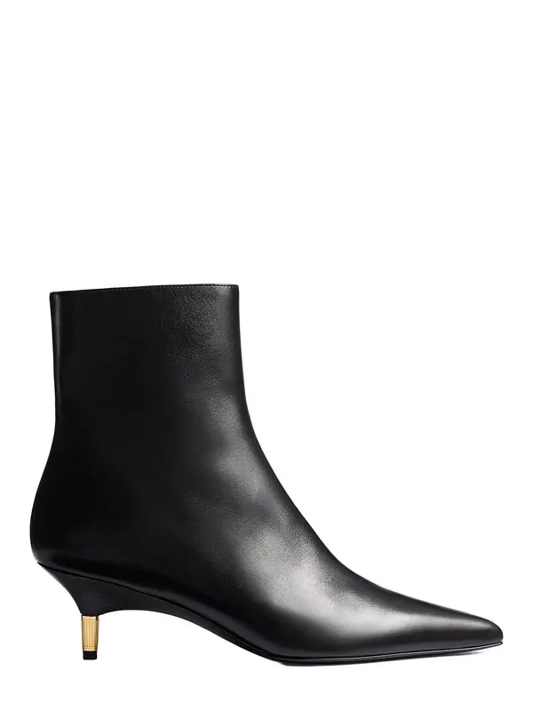 Khaite Bella Ankle Boot - Black