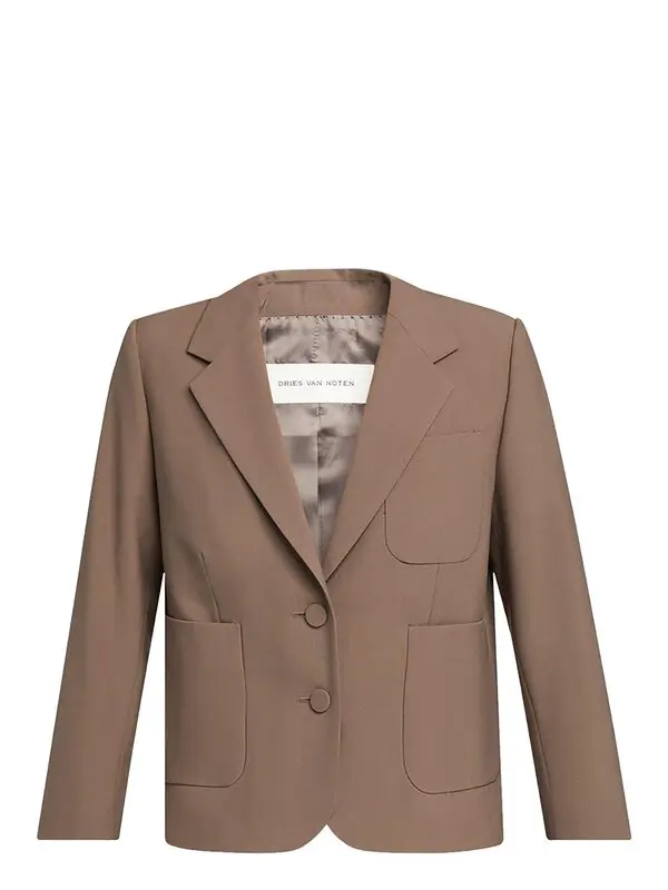 Dries Van Noten Bamis Single-breasted Blazer - Taupe