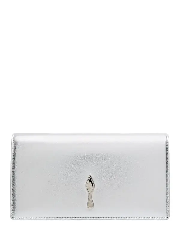 CHRISTIAN LOUBOUTIN Bettina Clutch Bag - Silver