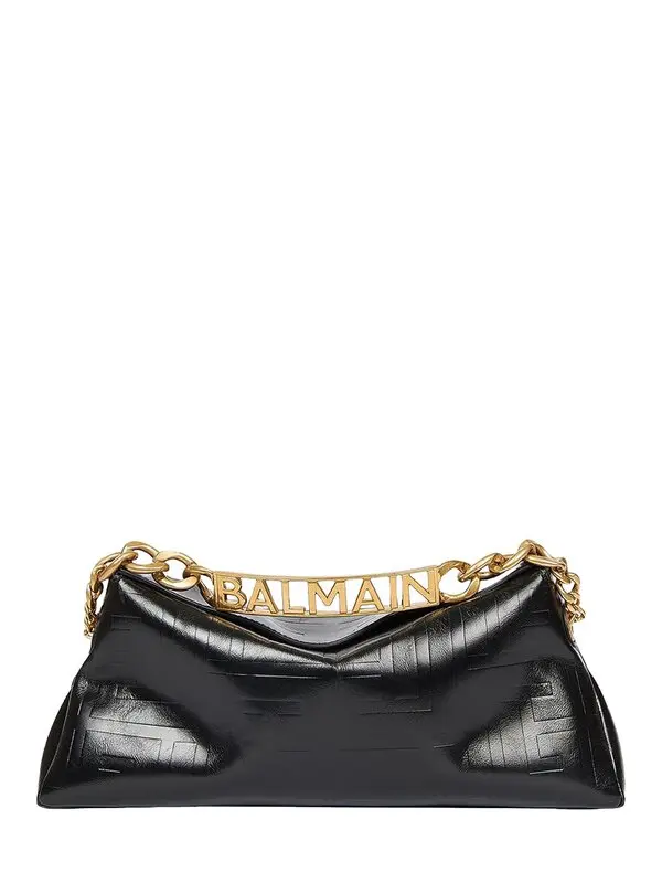 Balmain 1945 Soft Clutch Bag - Black
