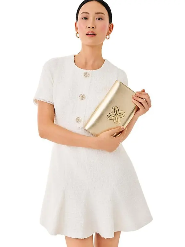 Lilly Pulitzer® Geneva Boucle Mini Dress - Coconut Chic Chick Boucle