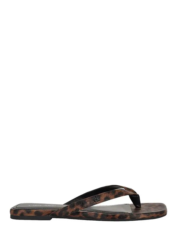 Calvin Klein Stelea Sandals - Brown