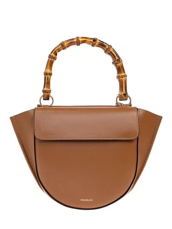 WANDLER Hortensia Mini Handbag - Brown