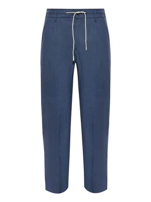 Eleventy Tapered Trousers - Navy Blue