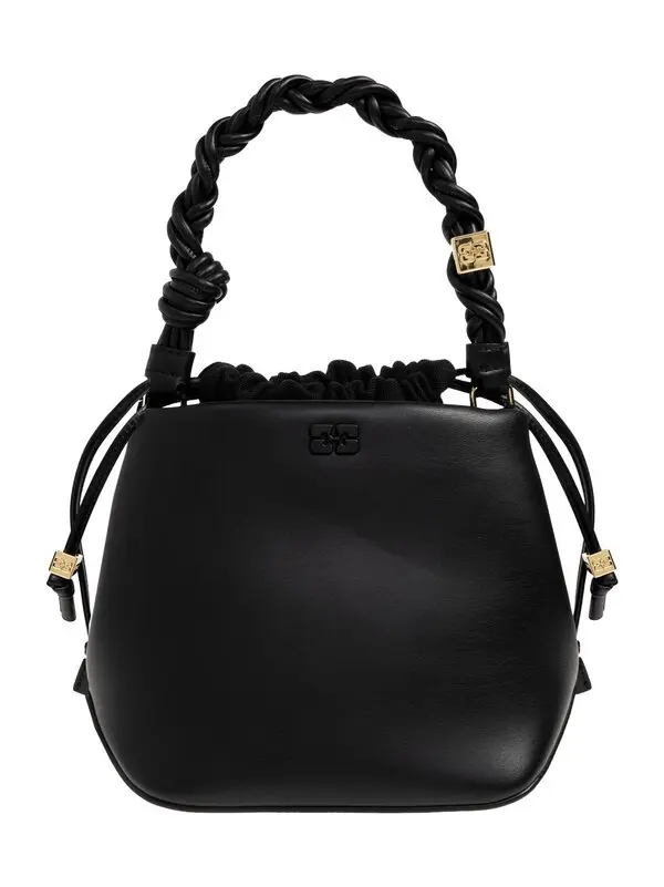 GANNI Eco Leather Handbag - Black