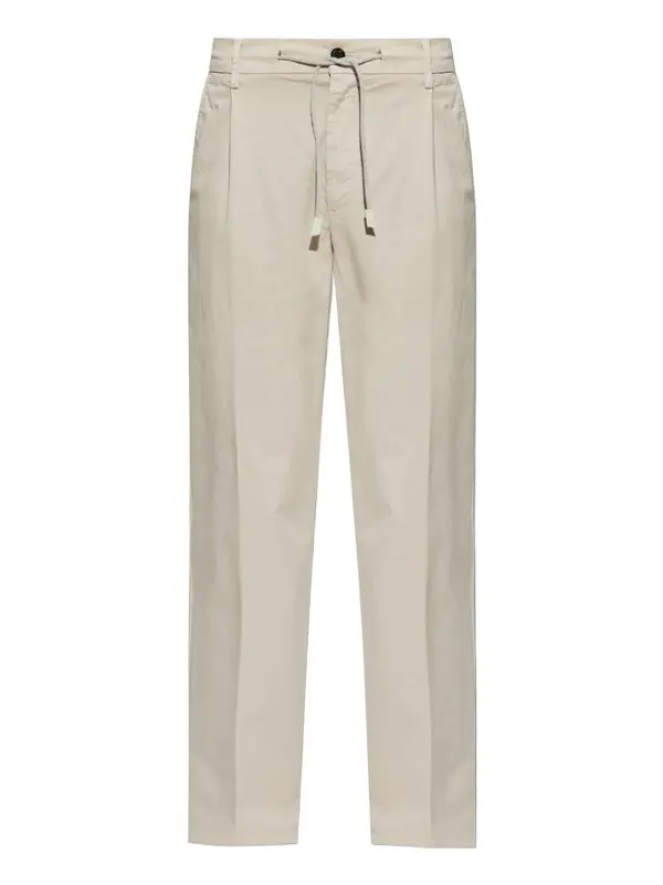 Eleventy Creased Trousers - Beige
