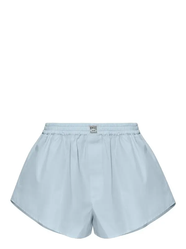 MAISON MARGIELA Logo Shorts - Light Blue