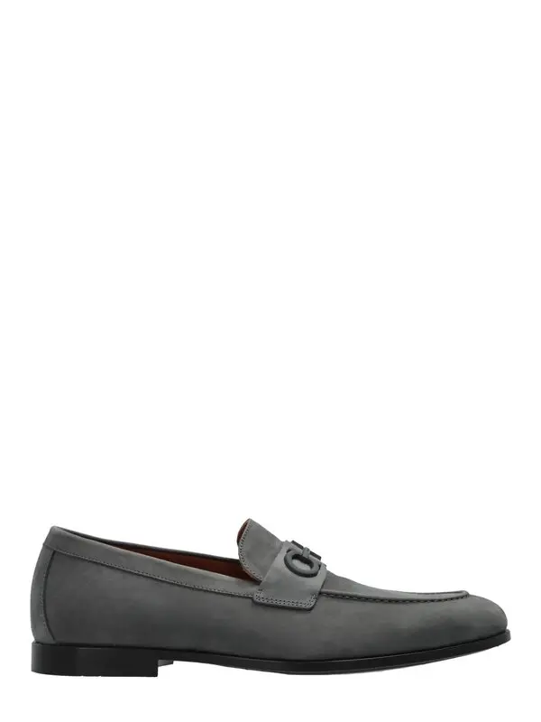 FERRAGAMO Touch Loafers - Grey