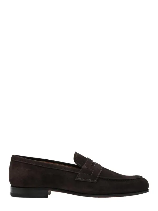 Church's Heswall Suede Loafers - Brown