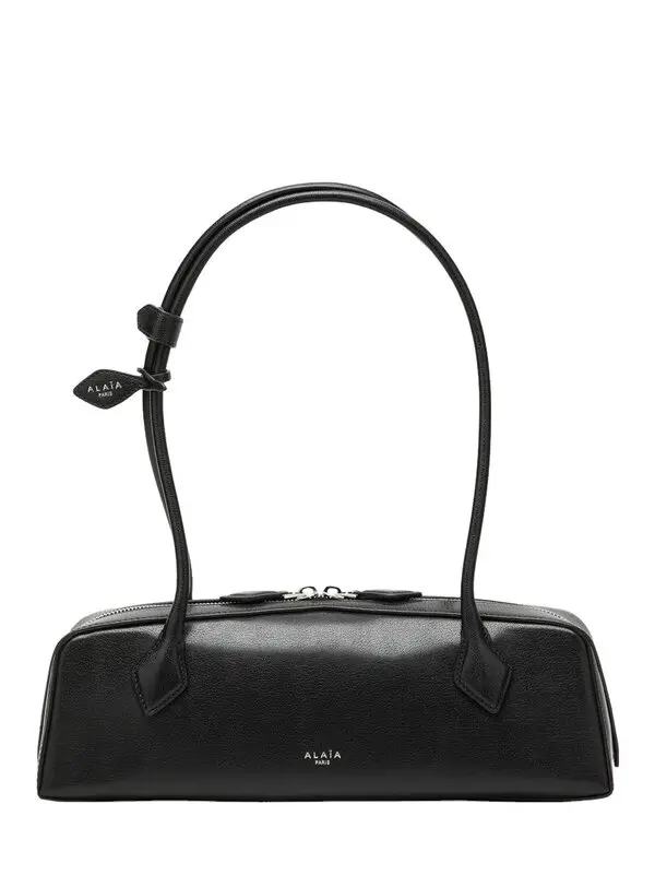 Alaïa Teckel Leather Bag - Black