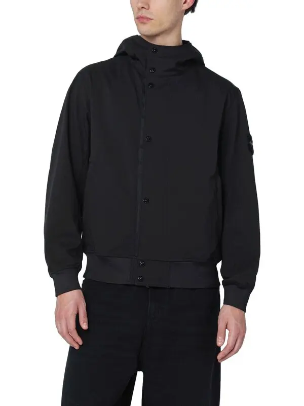 Stone Island Light Soft Shell-r Jacket - Black