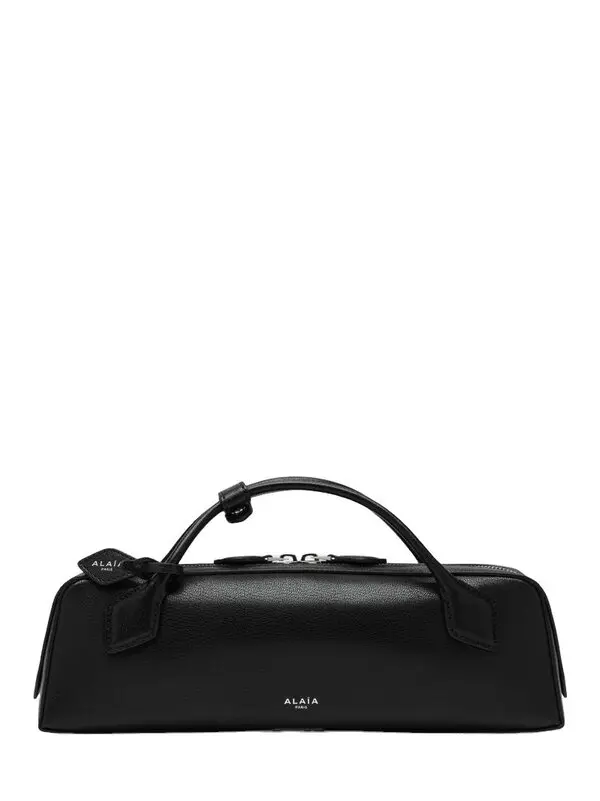 Alaïa Le Teckel Leather Clutch - Black