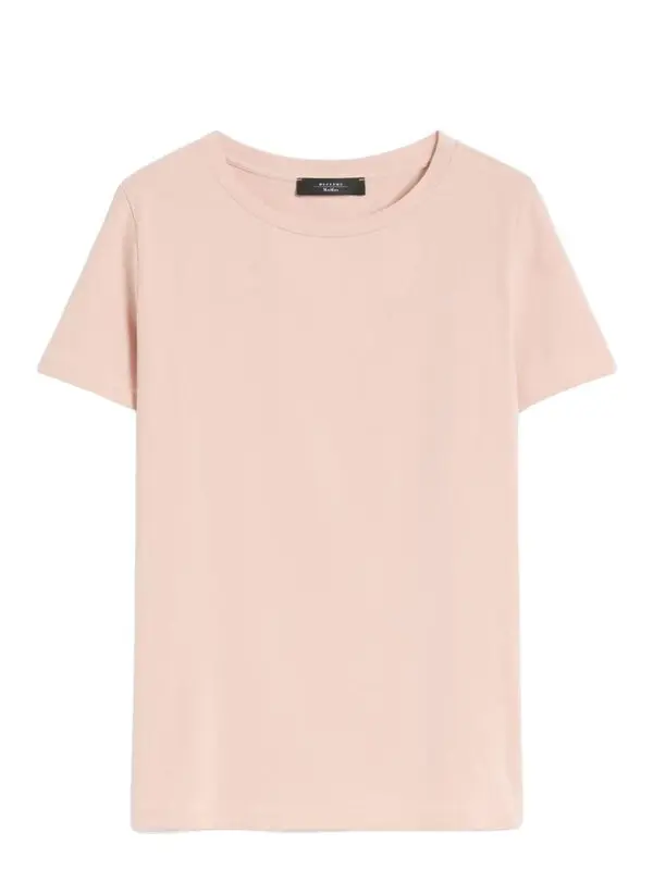 Max Mara Basic Cotton Jersey T-shirt - Pink