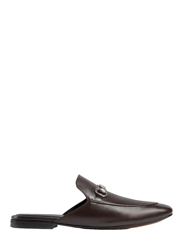 Gucci Mule With Horsebit - Brown