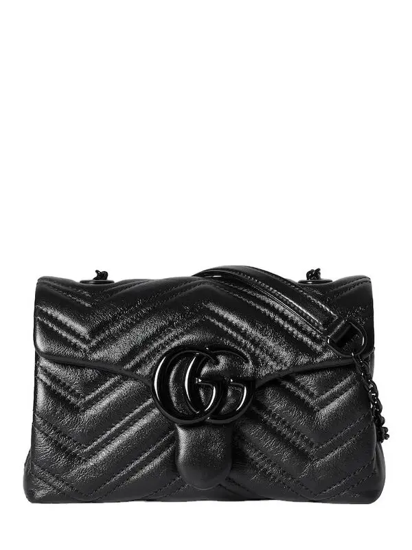 Gucci Gg Marmont Mini Shoulder Bag - Black