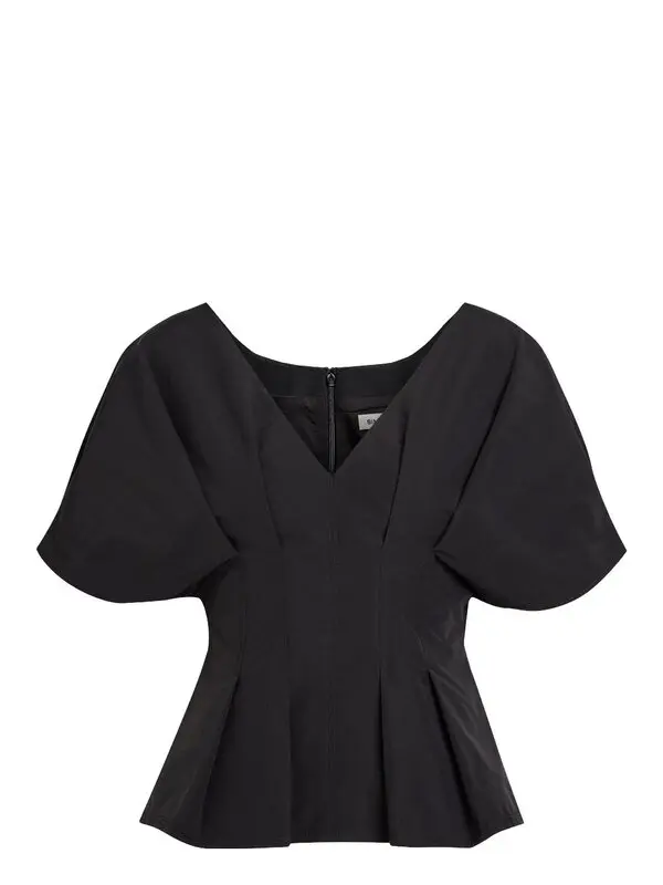 Simkhai Rozen Pleated Top - Black