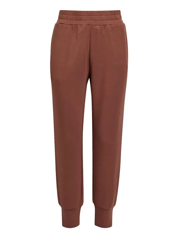 Varley Slim Cuff Stretch-jersey Sweatpants - Maroon