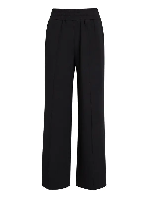 Varley Wide-leg Stretch-jersey Sweatpants - Black