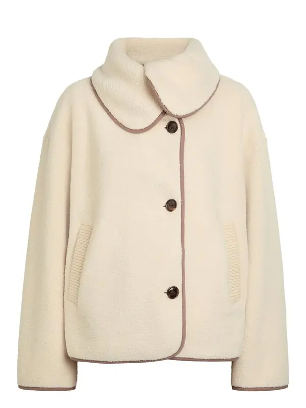 Varley Romane Sherpa Jacket - Cream
