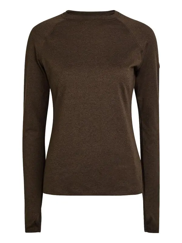 Varley Stretch-jersey Top - Dark Brown
