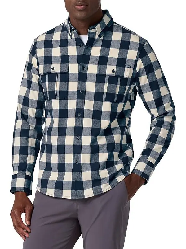 Mizzen+main Upstate Flannel Shirt - Blue