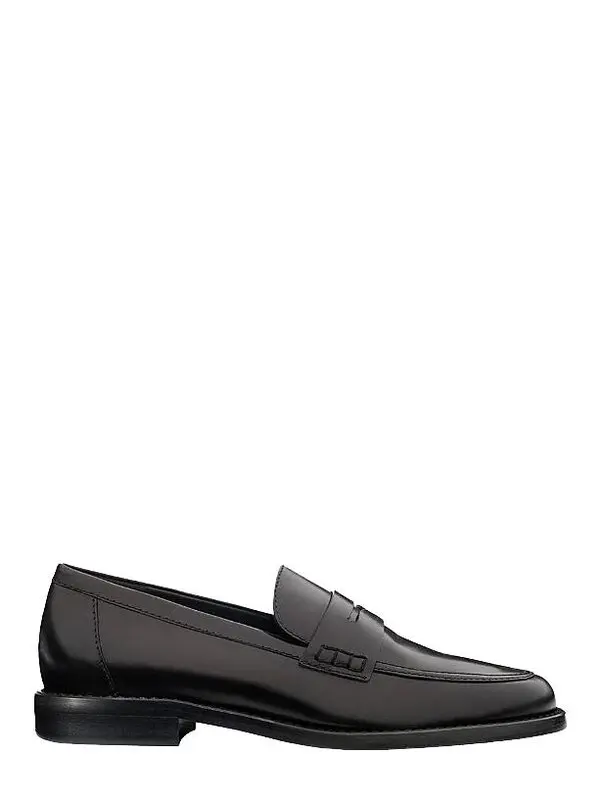 MARGAUX LONNBERG The Marlowe Loafer Flats - Black Calf