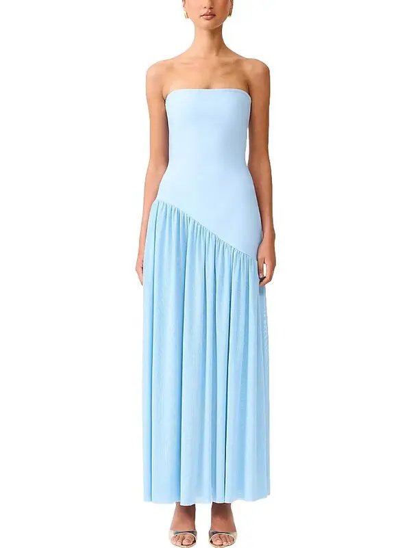 ELLIATT Jesselle Asymmetric Gown - Baby Blue