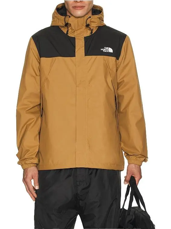 The North Face Antora Jacket - Utility Brown & Tnf Black