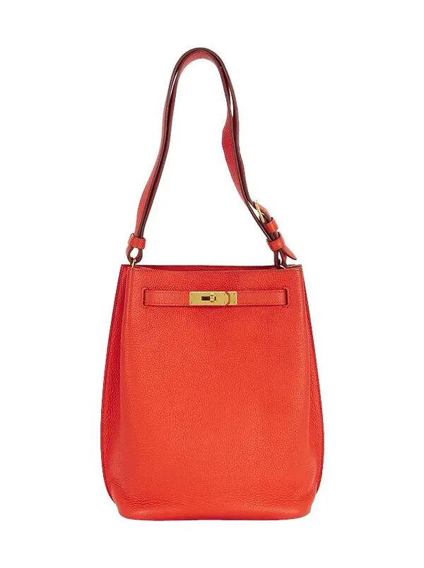 FWRD RENEW Hermes Togo So Kelly 26 Shoulder Bag - Rouge