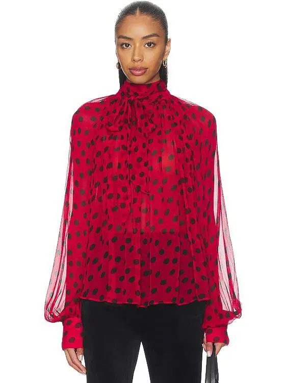Ronny Kobo Zenia Top - Black Red