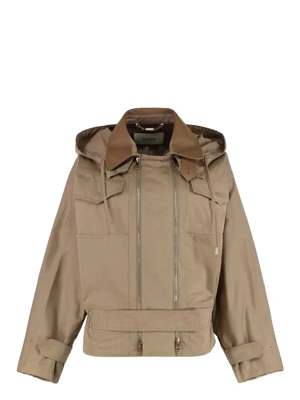 Fendi Cotton Blouson - Beige