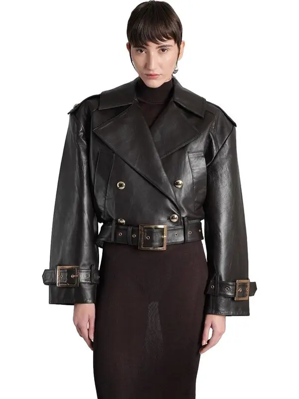 Retrofete Biker Jacket - Brown