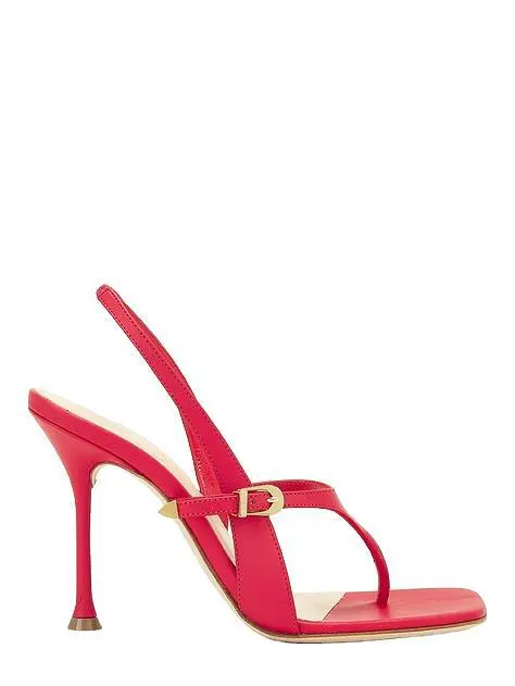 Magda Butrym Sling Back Sandal - Red