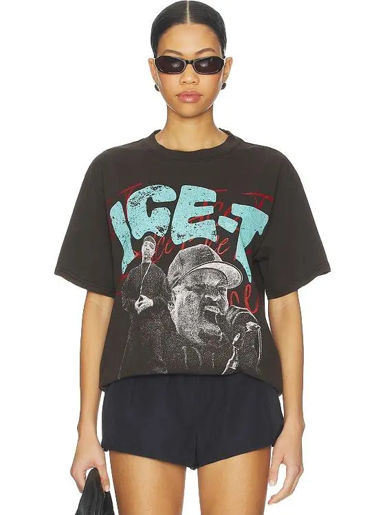 PHILCOS Ice-t Collage Tee - Black Pigment