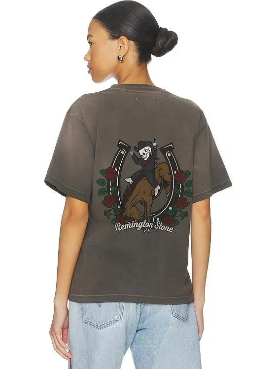 REMINGTON STONE Bad Remi Tee - Brown