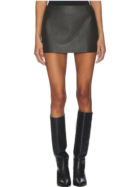 MADISON THE LABEL Rory Mini Skirt - Forest