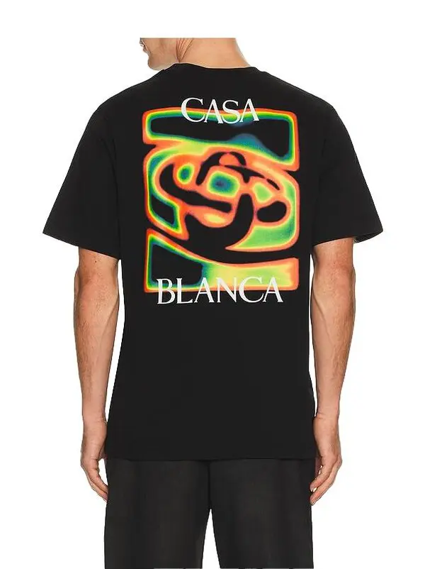 Casablanca Heat Map Classic T-shirt - Black