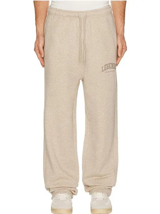 LEGENDS Fairfax Varsity Sweatpant In Brown - Taupe Heather
