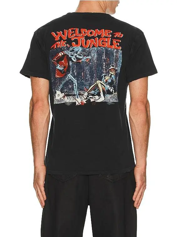 MadeWorn Guns N Roses T-shirt In Black - Coal