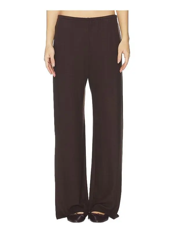 LESET Lauren Pocket Pant - Chocolate