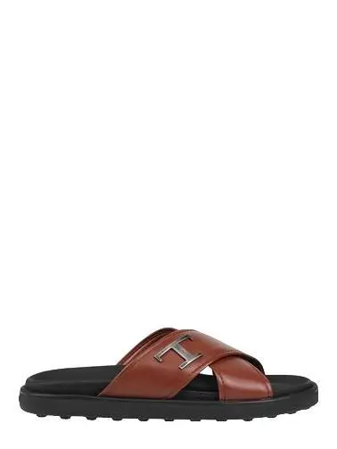 TOD'S Sandals In Leather - Brown