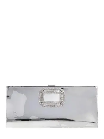 ROGER VIVIER Handbag With Crystal Embellishment - Silver