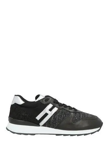 Hogan Low-top Leather Sneakers - Black