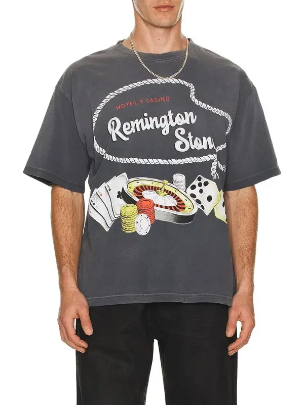 REMINGTON STONE Casino Tee - Navy