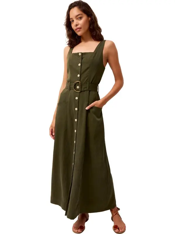 MARIE OLIVER Whitner Midi Dress - Rosin