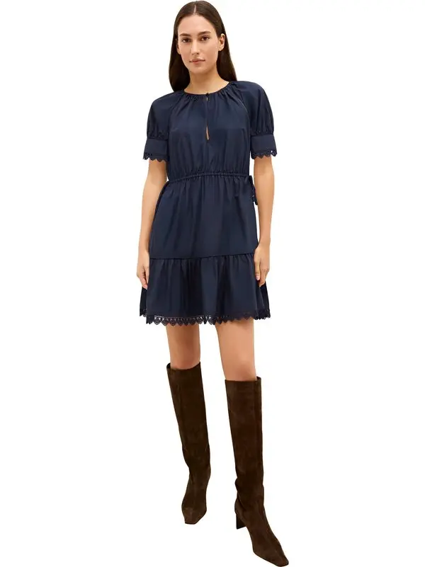 MARIE OLIVER Sallie Dress - Naval