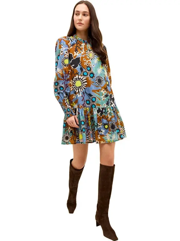 MARIE OLIVER Irena Floral Print Dress - Oasis